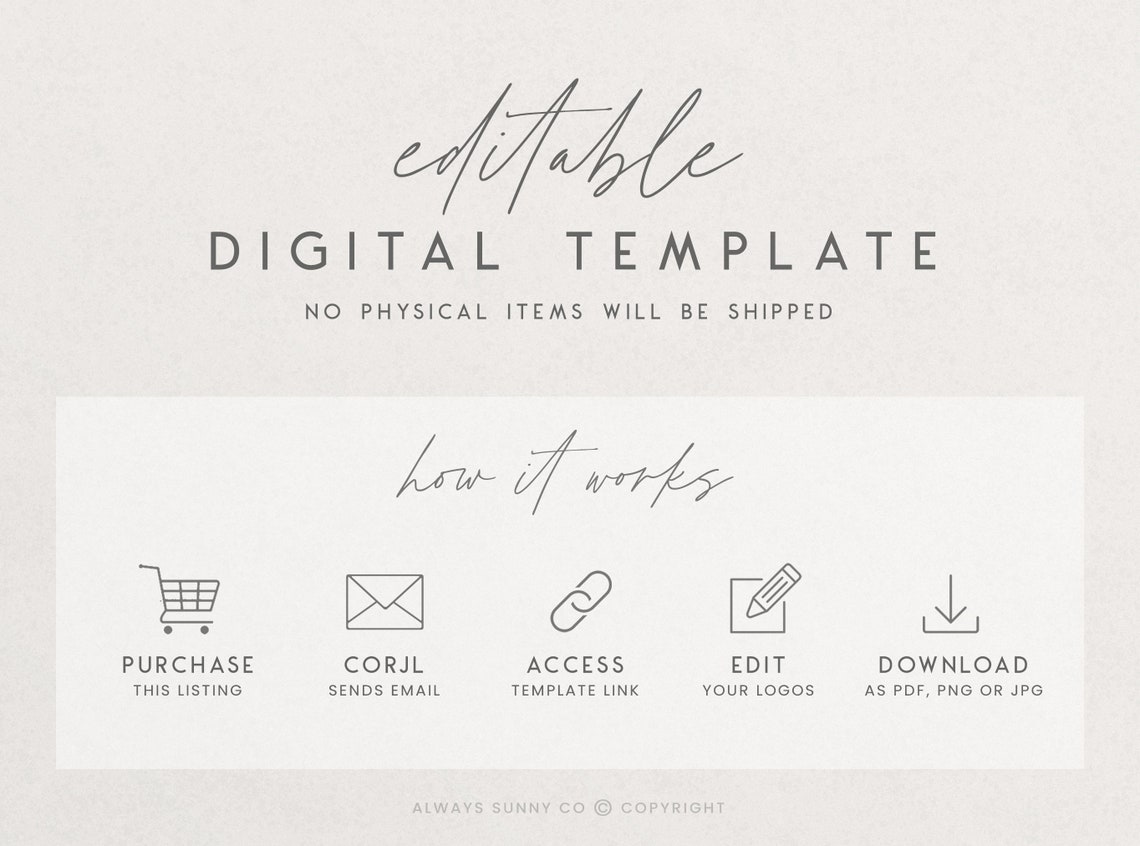 Editable Logo Design DIY Brows Logo Eyebrow Logo - Etsy