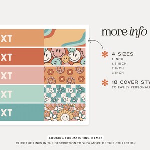 Classroom Binder Covers and Spines, Editable Groovy Retro Teacher ...