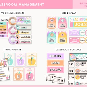 Editable Classroom Smart Pastels Complete Collection Printable Bundle ...