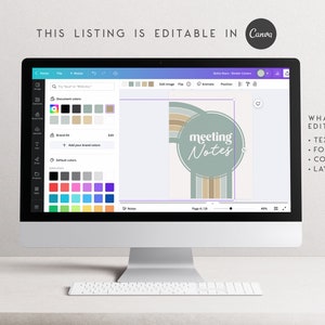 Classroom Binder Covers and Spines, Editable Teacher Printables, Modern ...