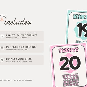 Number Ten Frames Classroom Editable Posters, Pastel Groovy Counting ...