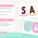 Classroom Bulletin Board Letters, Editable in Canva, Bright Pastels ...