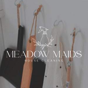 Editable Logo Designs, DIY Cleaning Service Logo, Circle Cleaning Logo ...