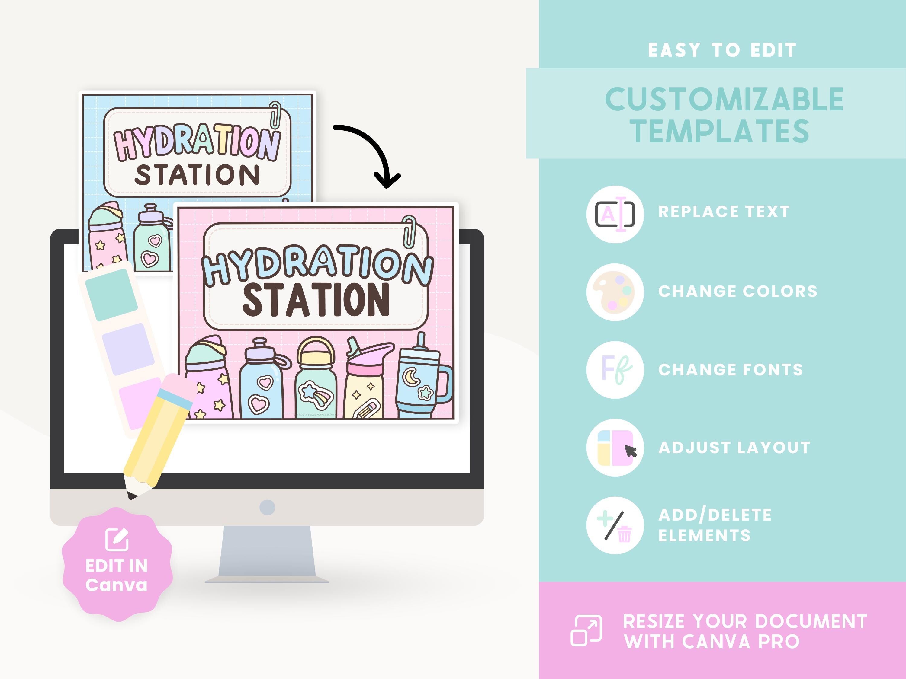 Editable Classroom Decor Dreamy Notes Printable Bundle | Pastel Canva ...