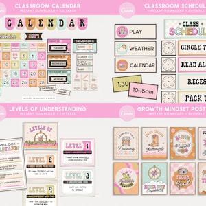 Editable Classroom Bright Desert Complete Collection Printable Bundle ...