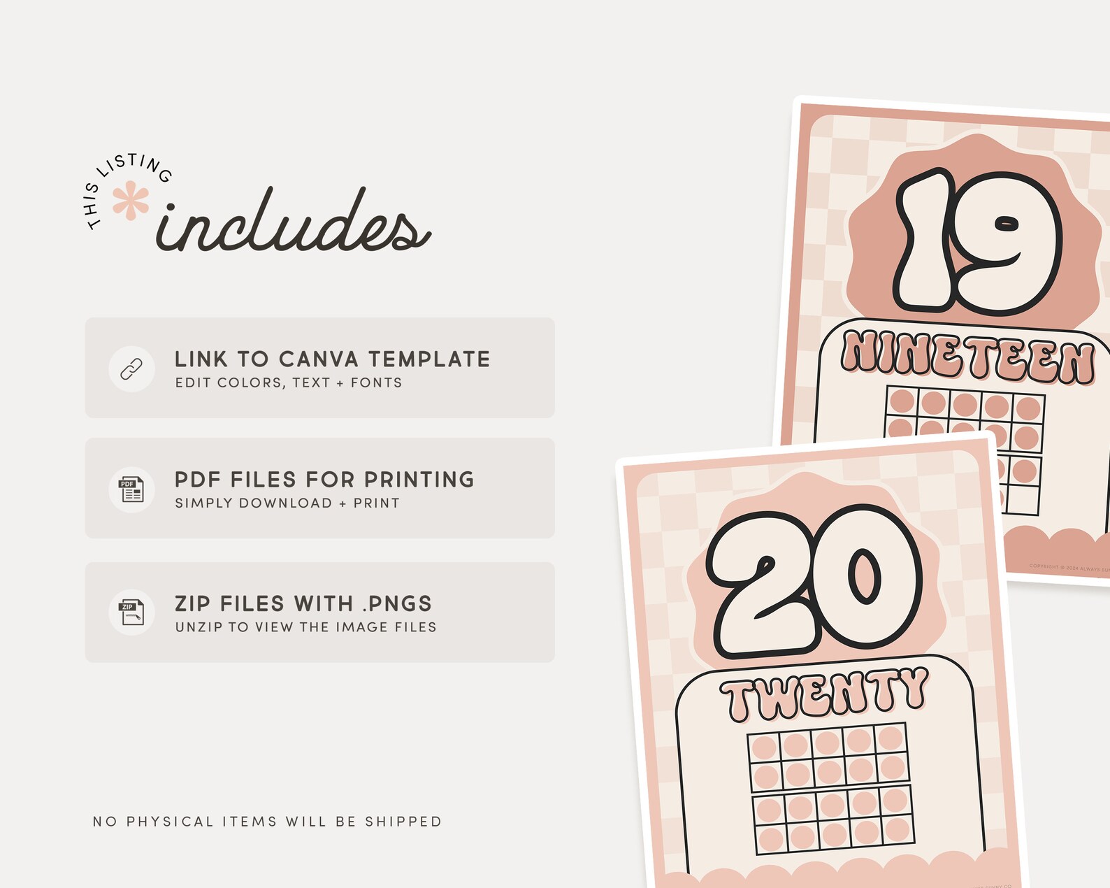 Number Ten Frames Classroom Editable Posters, Pastel Retro Counting ...