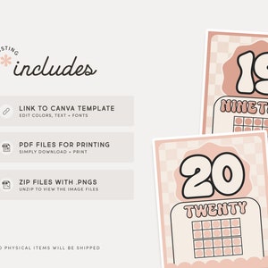 Number Ten Frames Classroom Editable Posters, Pastel Retro Counting ...