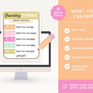 Calming Corner Editable Classroom Printables, Calm Down Skills, Desert ...