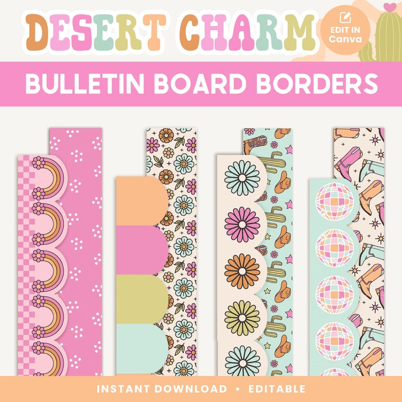 Pink Bulletin Board - Etsy