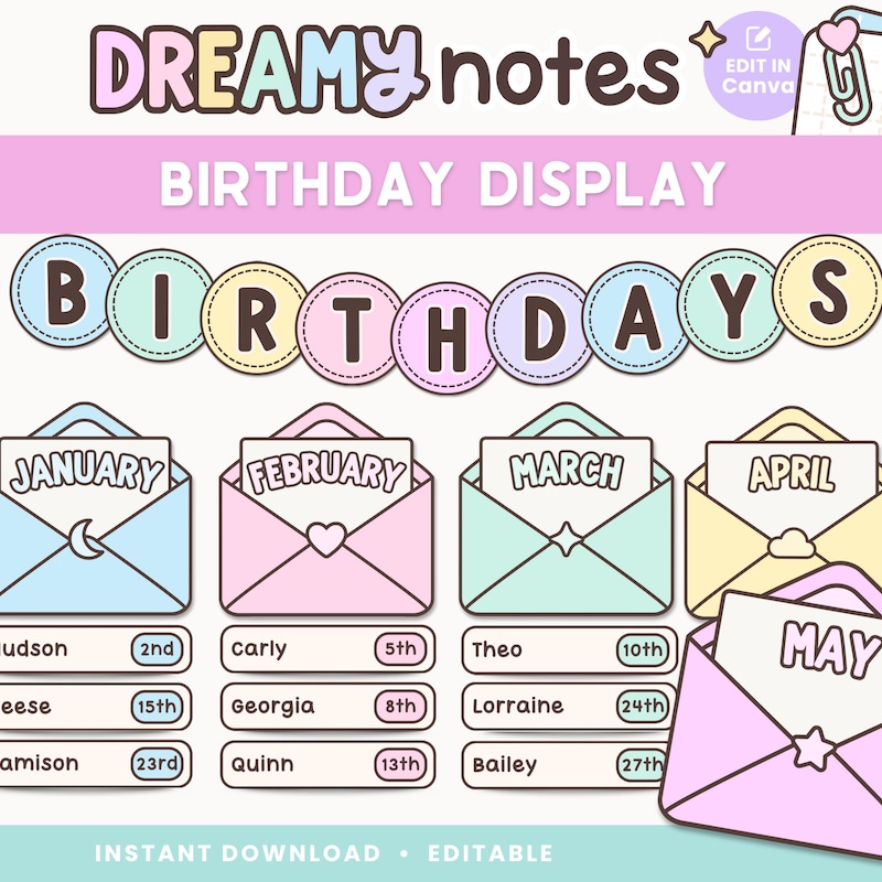 Classroom Birthday - Etsy