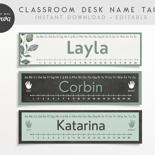 Chalkboard Name - Etsy