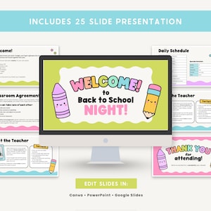 Back to School Open House Bundle | Editable Meet the Teacher Station ...