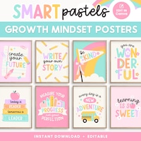 Printable Boho Rainbow Birthday Poster| Printable Classroom Birthday ...