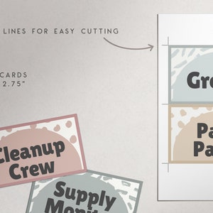 Editable Classroom Job Display Modern Cute Classroom Decor - Etsy