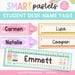 Student Desk Name Labels, Editable Classroom Printables, Student Name ...