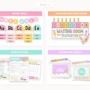 Editable Classroom Smart Pastels Complete Collection Printable Bundle ...