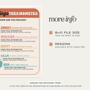 Calming Corner Editable Classroom Printables, Groovy Retro Canva ...