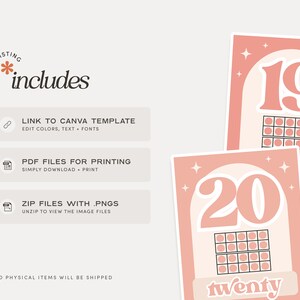 Number Ten Frames Classroom Editable Posters, Pink Boho Counting ...