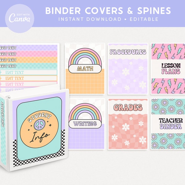 Binder Cover - Etsy
