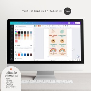 Classroom Calendar Display and Weather Station, Printable Groovy Retro ...