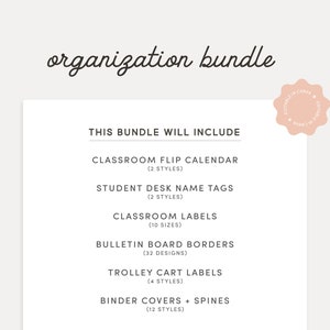 Editable Classroom Organization Bright Desert Bundle, Printable Canva ...