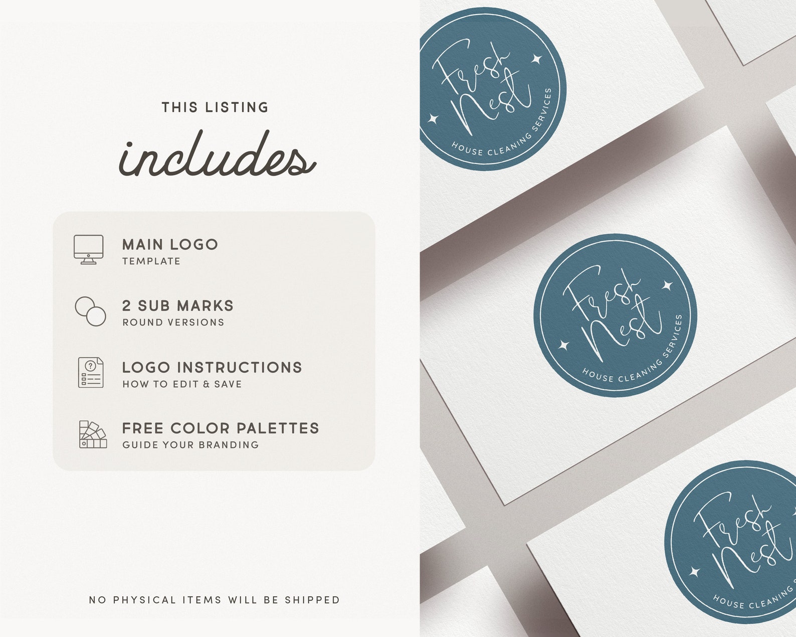 Editable Canva Cleaning Logo Designs, DIY Cleaning Service Logo, Round ...