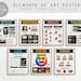 Elements of Art Classroom Printable Posters, Art Classroom (line, Shape ...