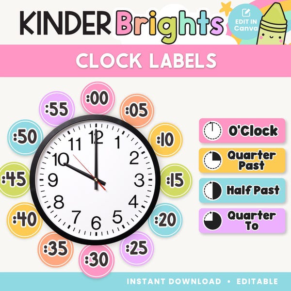 Cute Wall Clock - Etsy