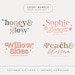 Editable Logo Design, DIY Retro Boho Logo Bundle, Cute Photography Logo ...