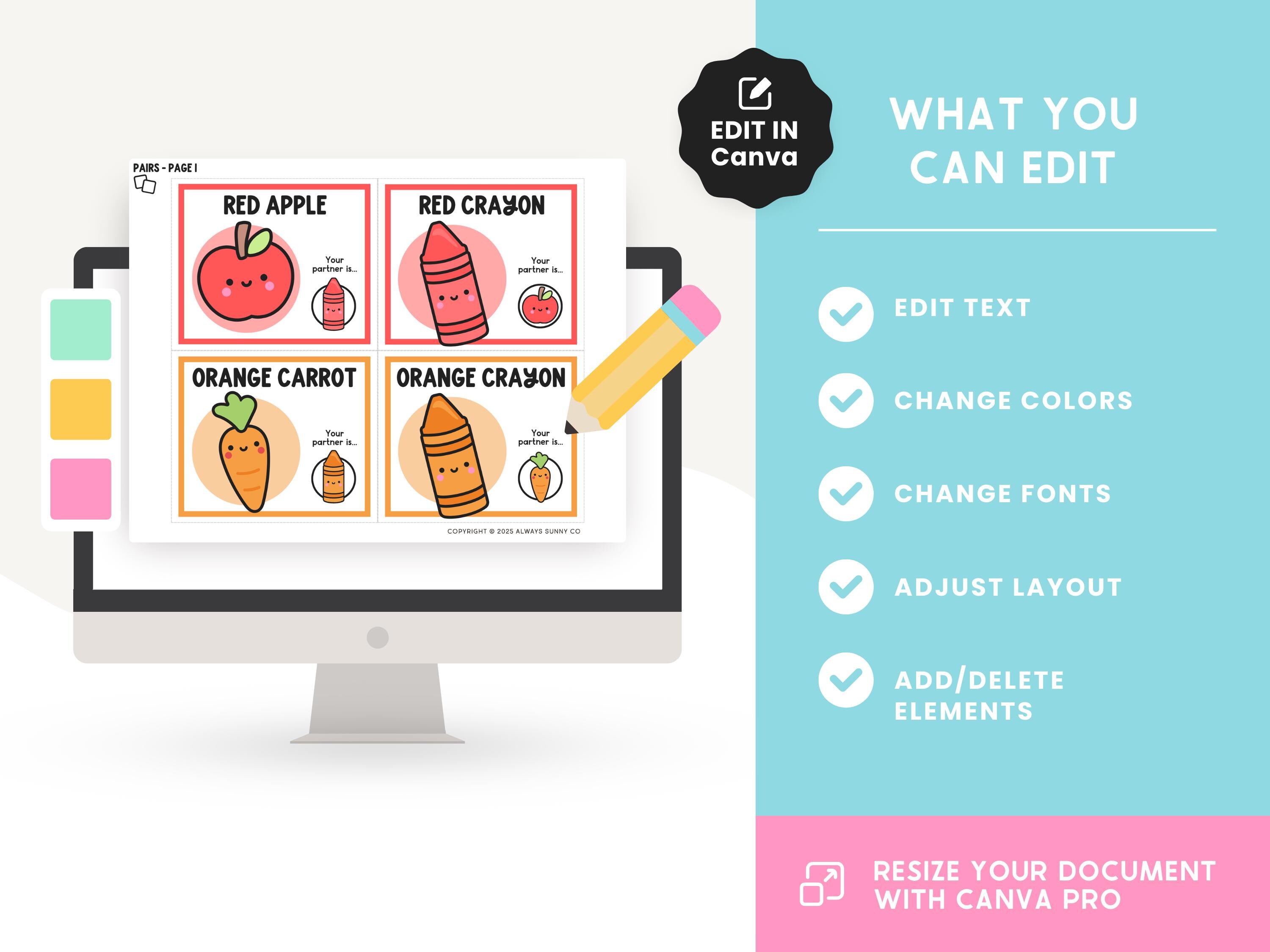 Editable Student Partner Cards, Small Group Pairing Cards | Classroom ...