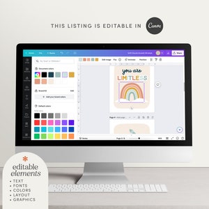 Growth Mindset Classroom Printable Posters Editable Positive - Etsy