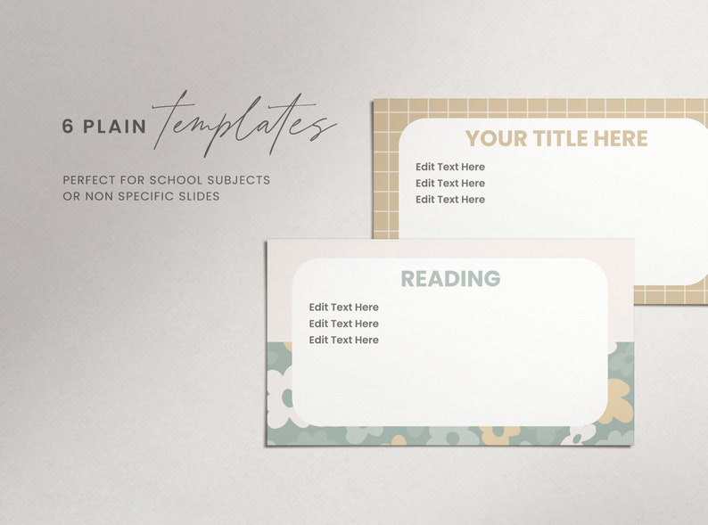 Boho Classroom Google Slides and Canva Editable Presentation Templates ...