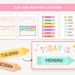 Classroom Calendar Display and Weather Station, Printable Bright Pastel ...