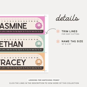 Student Desk Name Labels, Editable Classroom Printables, Student Name ...