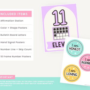Editable Classroom Visuals Printable Bundle, Bright Pastel Hand Signals ...