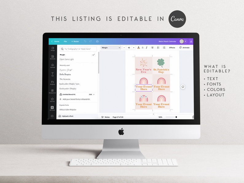 Classroom Calendar Display and Weather Station Editable - Etsy