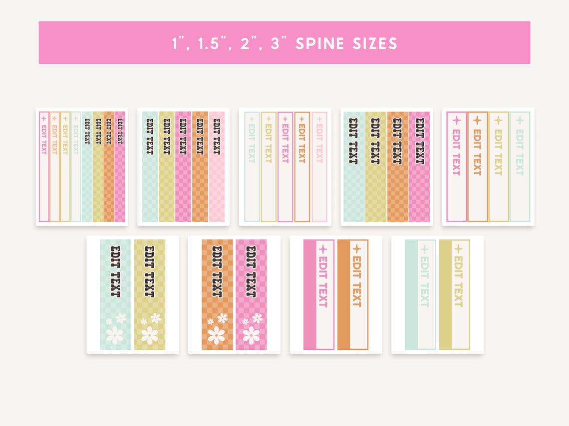 Classroom Binder Covers and Spines, Editable Bright Desert Teacher ...