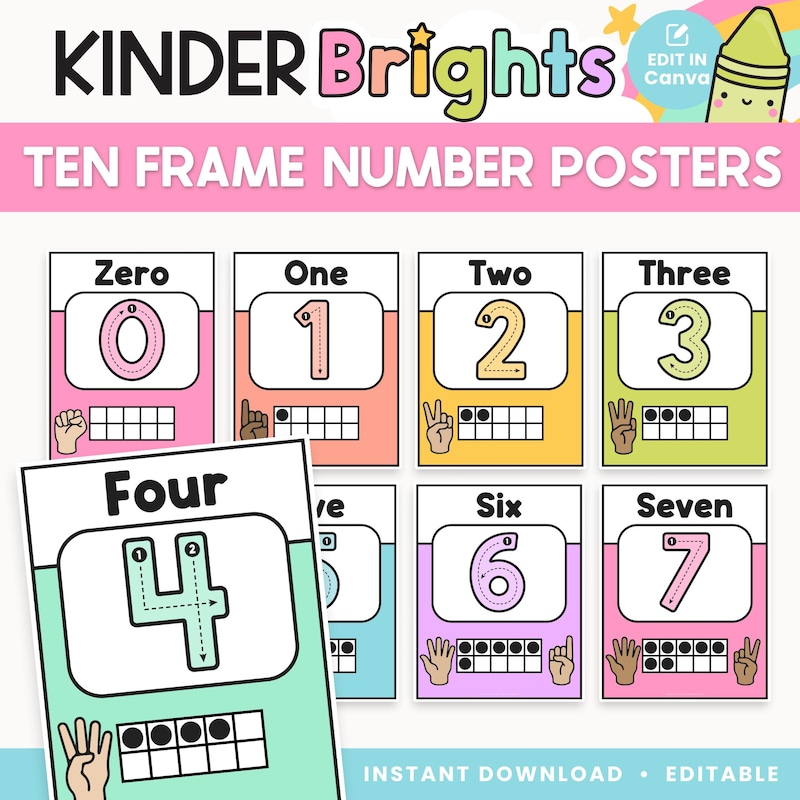 Number Poster - Etsy