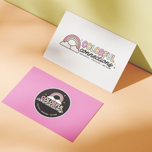 Colorful Teacher Logo Design Editable Canva Template, Charming and ...