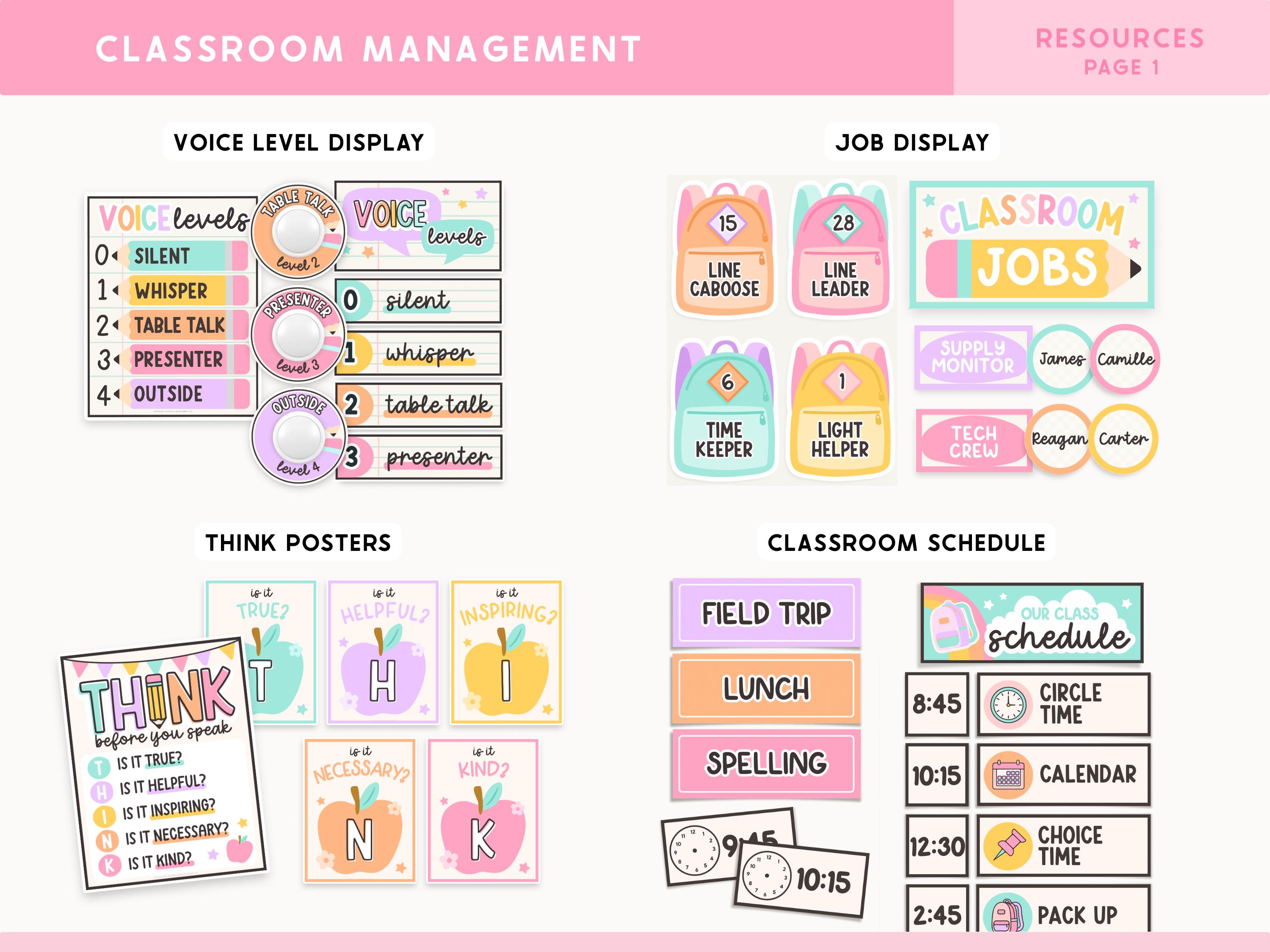 Editable Classroom Smart Pastels Complete Collection Printable Bundle ...