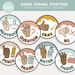 Classroom Hand Signals Poster Display, Editable in Canva, Pastel Clouds ...