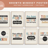 Educational Poster for Teacher Student, Motivational Classroom Poster ...