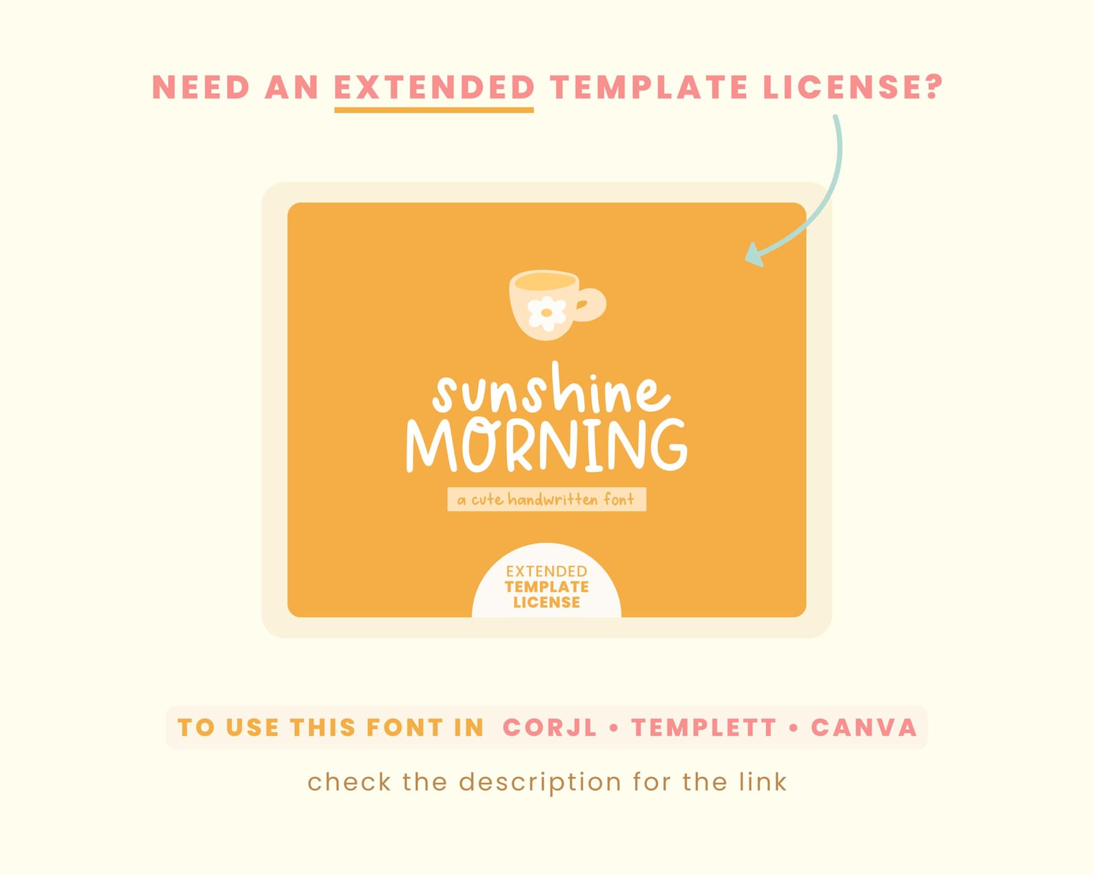 Sunshine Morning Handwritten Font | Cute Handwriting Style for ...