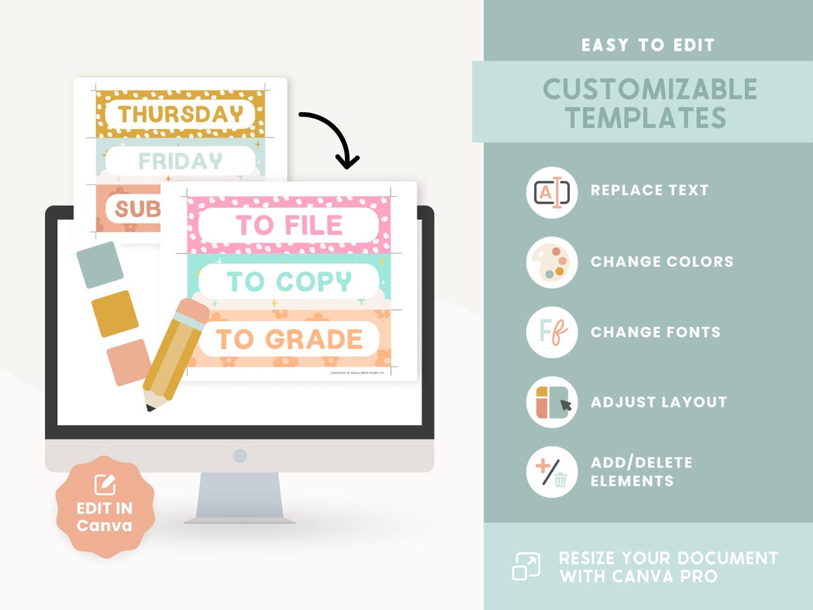 Classroom Rolling Trolley Cart Labels, Editable Teacher Drawer Filing ...