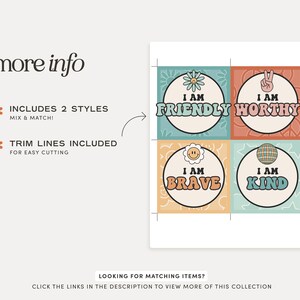 Classroom Affirmation Station Display, Groovy Retro Classroom Decor ...