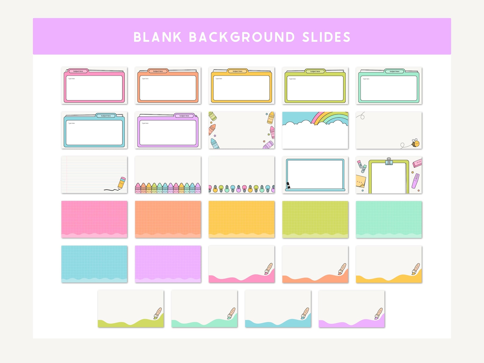 Kinder Brights Classroom Slides | Editable Daily Templates for Canva ...