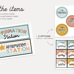 Classroom Affirmation Station Display, Pastel Rainbow Classroom Decor ...