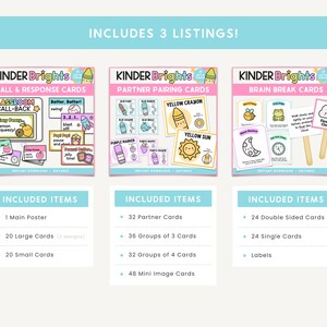 Editable Student Engagement Bundle, Brain Breaks, Partner Cards, Call ...