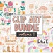 Clip Art Bundle Volume 1, Svgs, Pngs, EPS, AI Files, Western Daisies ...