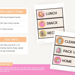 Classroom Visual Schedule, Editable Canva Template, Bright Desert ...